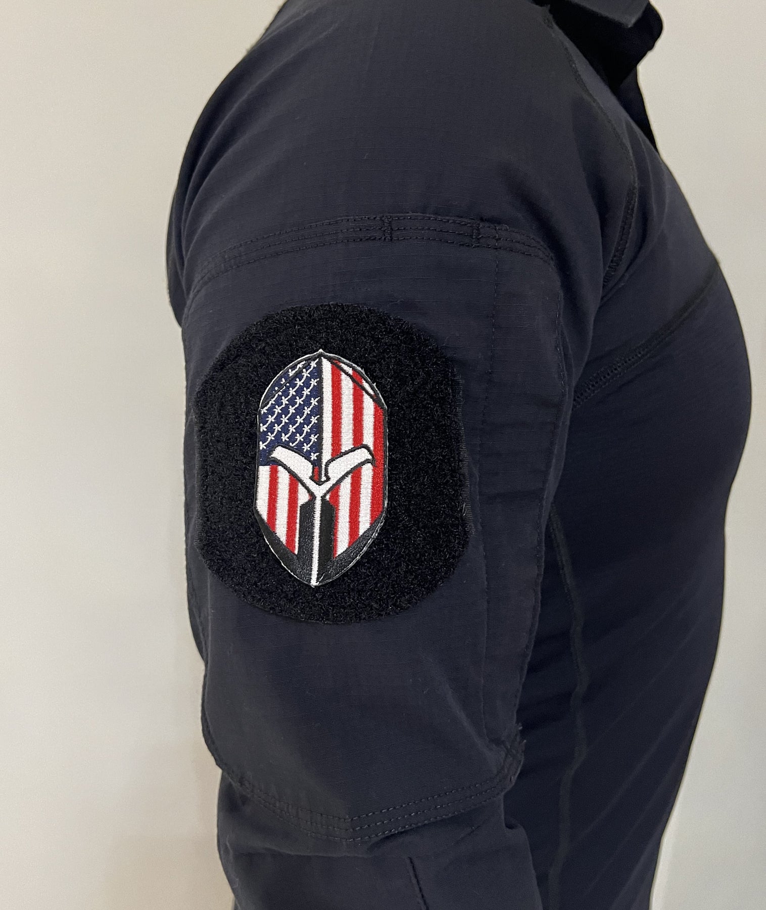 American Spartan Velcro Patch | American Flag Patch | Kazador
